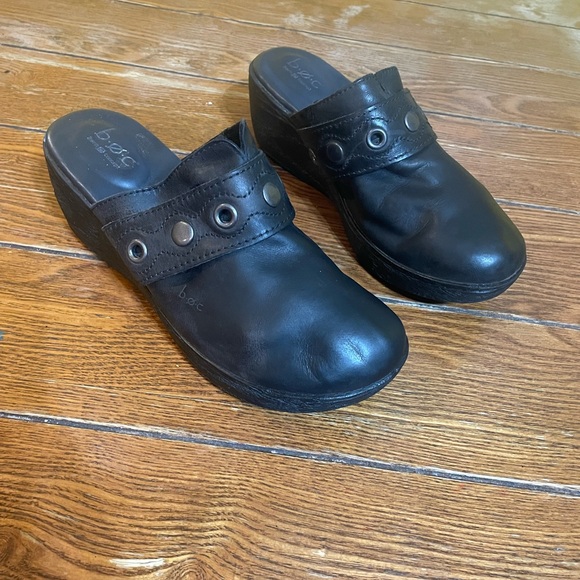 b.o.c. | Shoes | Boc Pontine Clogs Studs Black Leather 6 | Poshmark